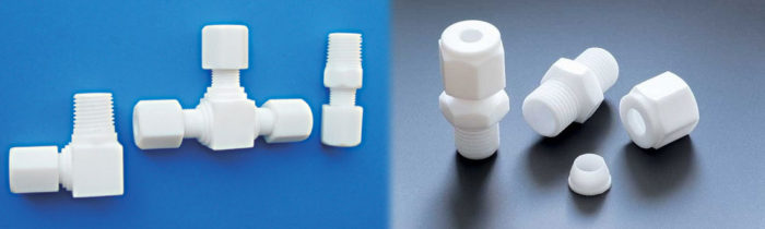 PTFE Instrumentation Tube Fittings, TEFLON Compression Fittings in India